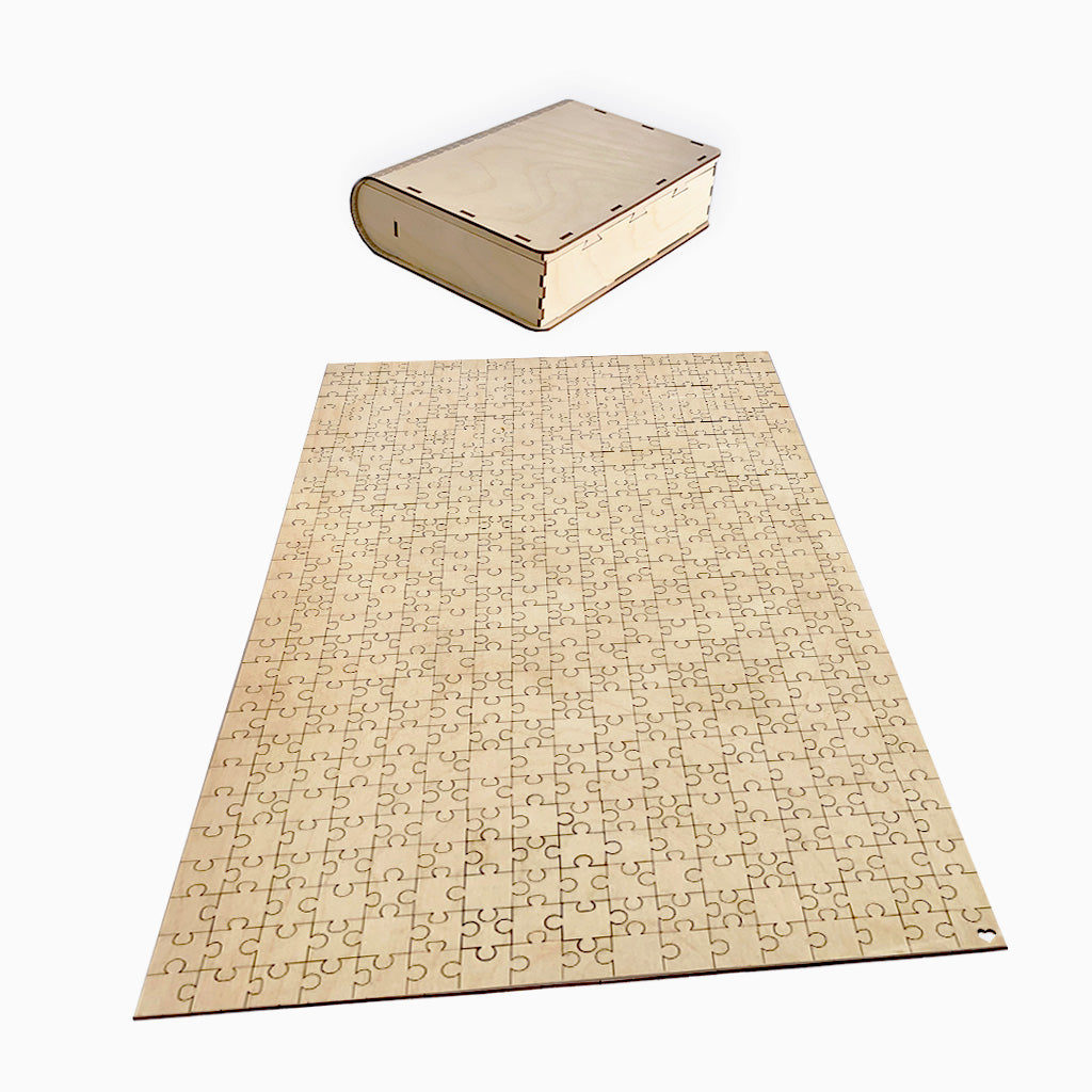 Custom Vertical 500 Piece Wooden Puzzle – Simply Grateful