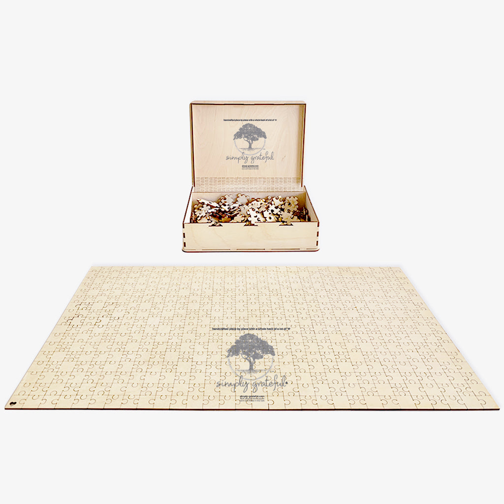 Empired 250 Piece Wooden Puzzle – Simply Grateful