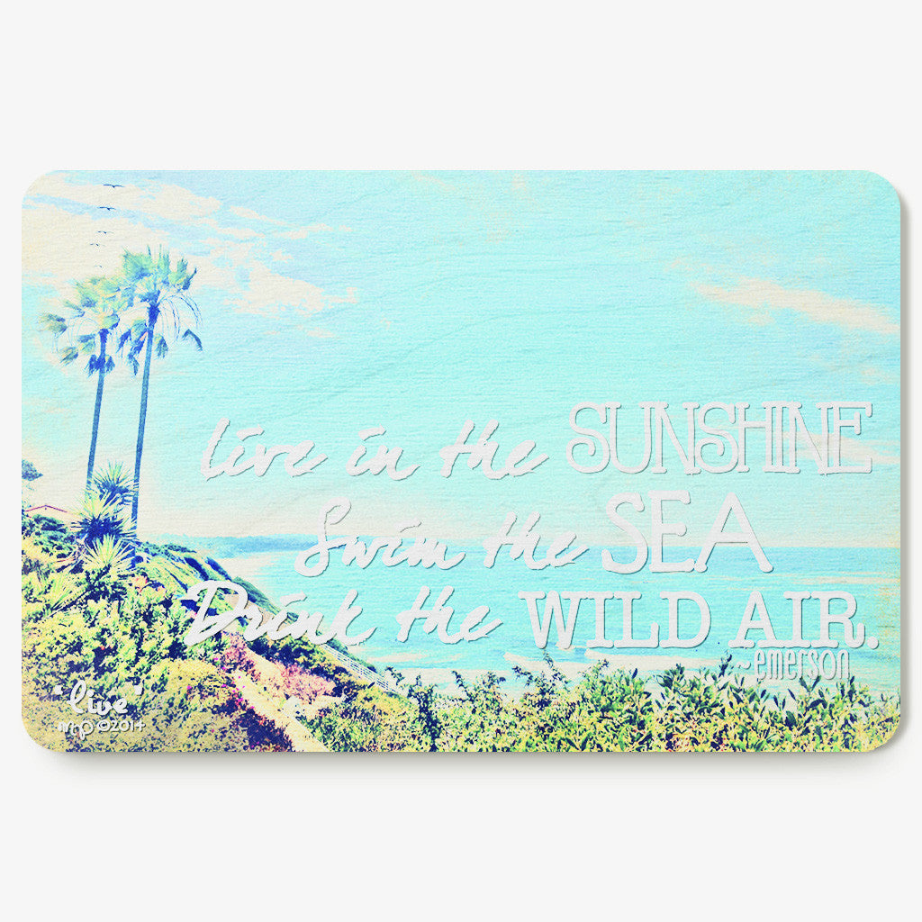 Live Wooden Postcard – Simply Grateful