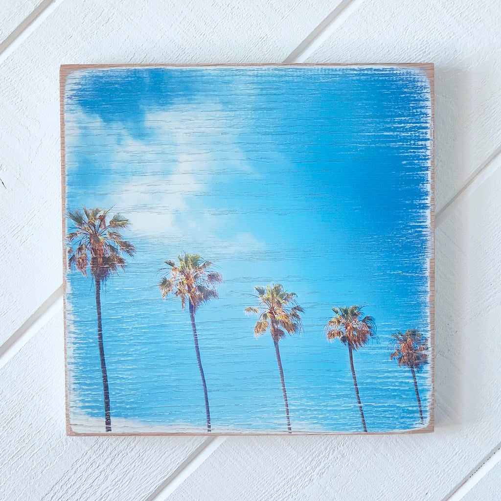 Pinnacle Reclaimed Wood Wall Art Square 12" x 12" – Simply Grateful