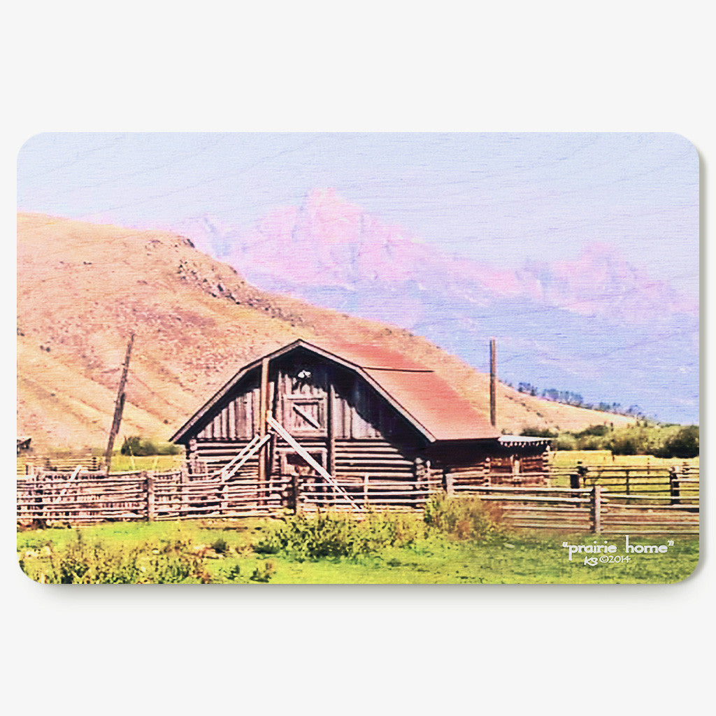 Prairie Home Wooden Postcard – Simply Grateful