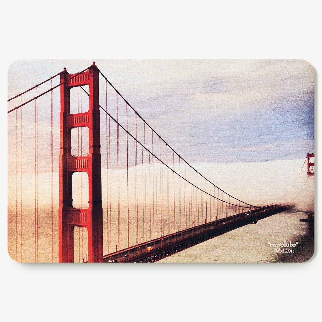 Resolute Wooden Postcard – Simply Grateful